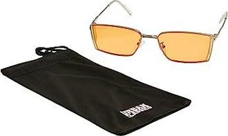 Urban Classics Lunettes de Soleil Ohio, Orange/argenté, Taille Unique Mixte
