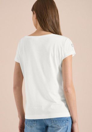 Cecil Kurzarmshirt Sommershirt mit Schnallendetail