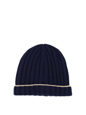 Brunello Cucinelli Bonnet - Bleu