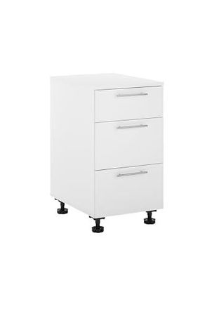 Laundreezy Unterschrank, Wei&szlig; - Schubladenschrank f&uuml;r Waschk&uuml;che & Hauswirtschaftsraum - 50 x 92 x 68 cm (B/H/T)