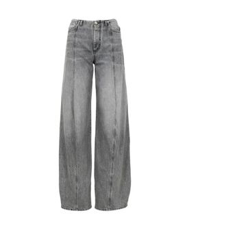 Sportmax Femme, Jeans, Gris, Taille: W29 Wide Jeans