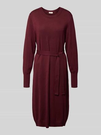 Freequent Strickkleid aus Viskose-Mix mit Bindeg&uuml;rtel Modell Conny