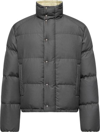 Moncler Moncler Doudoune Courte Verone, Homme, Gris, Taille: 0