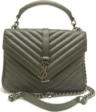 Saint Laurent Sac bandouli&egrave;re vintage Pre-owned - Femme - Pre-owned - Gris - Taille: ONE Size