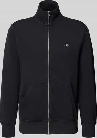 GANT Regular Fit Sweatjacke mit Stehkragen Modell Gield
