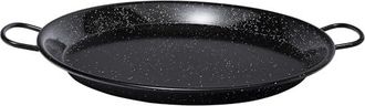 Amefa VAELLO - Plat à Paella en Métal Émaillé - Plat de Cuisson Résistant - Accessoire Cuisine Extérieure Facile à Nettoyer - Poêle à Paella à 2 Poignées, Ø
