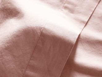 Univers D&eacute;cor UNIVERSDECOR - Bettlaken Palace aus reiner Baumwolle, gef&auml;rbt, 63 F&auml;den/cm&sup2; S&uuml;dwind, flach (270 x 290 cm, Kingsize, Rosa)