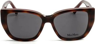 Max Mara Femme, Accessoires, Rouge, Taille: 53 MM Mm5212 Eyeglasses