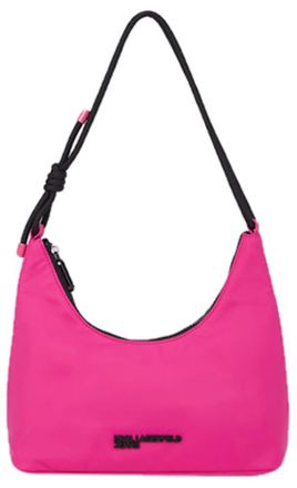 Karl Lagerfeld WomenS, Cord Nylon Shoulder Bag, Very Berry, One size