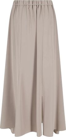 Meimeij Femme, Jupes, Beige, Taille: 40 FR Midi Skirt