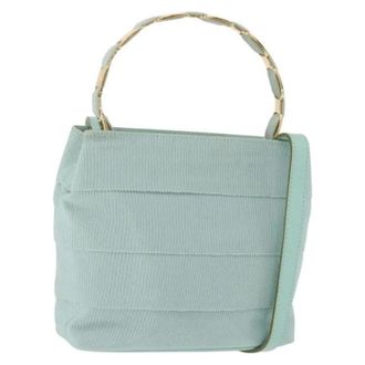 Ferragamo Pre-owned Canvas Hand Bag - - Pre-owned - Damen - Gr&uuml;n - ONE SIZE