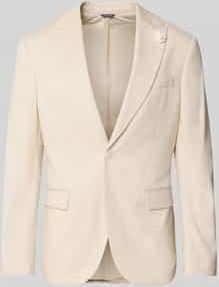 Mc Neal Slim Fit 2-Knopf-Sakko mit Leinen-Anteil