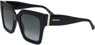 Jimmy Choo London Lunettes de Soleil EDNA/S 807 BLACK 52/22/145 Femme