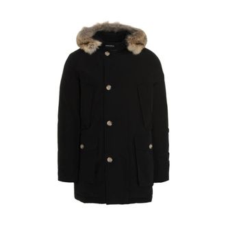Woolrich Arctic Parka mit abnehmbarem Fell - - Coats - Herren - Schwarzk - XL