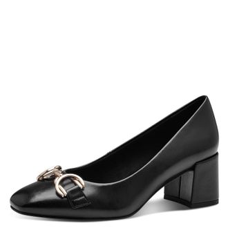 Marco Tozzi Damen Pumps mit Blockabsatz Vegan, Schwarz (Black), 38 EU