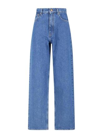 Jil Sander Jean Droit - Bleu