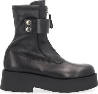 Premiata Lamb Leather Boot - Black