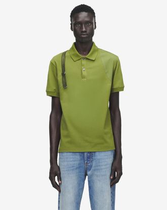 Alexander McQueen Poloshirt mit Gurtdetail - Item 857157QXAAK3450