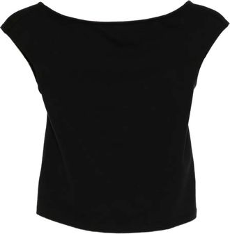 Reformation haut Darra en maille - Noir