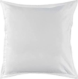 Essix d 68-10001-204037 SXU Kissenbezug, Satin, quadratisch, Baumwolle, 65 x 65 cm, Weiß