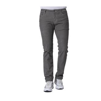 Jacob Cohen Texturierte taupefarbene Samt Slim Fit Jeans - - Jeans - Herren - Grau - W31
