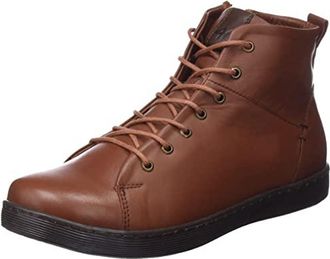 Andrea Conti Baskets pour Femme, Marron Moka, 36 EU