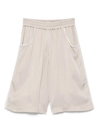 Akep short en satin - Gris