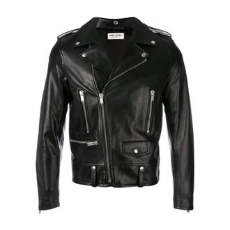 Saint Laurent Herren, Jacken, Schwarzk, LGr&ouml;&szlig;e