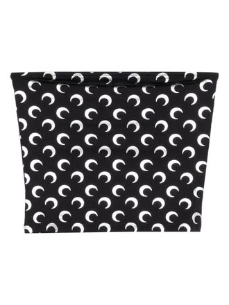 Marine Serre haut &agrave; motif graphique - Noir