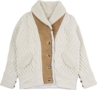 Ermanno Scervino Femme, Pulls, Beige, Taille: 40 FR Cardigans