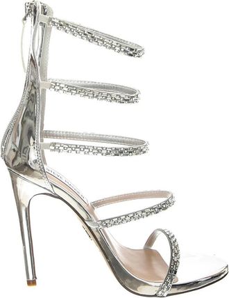 Steve Madden Femme, Chaussures, Gris, Taille: 38 1/2 EU Sandales &agrave; Talons Hauts