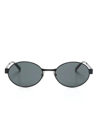 Saint Laurent Eyewear SL692 Oval Metal Sunglasses - Black