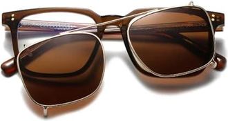 Generic Lunettes de soleil monture lunettes de soleil clip anti-reflet lunettes de soleil hommes voyage pêche cyclisme lunettes de soleil UV400, Transparentte