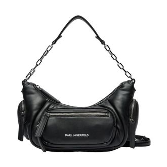 Karl Lagerfeld Stadt Schultertasche Schwarz - - Bags - Damen - Schwarzk - ONE SIZE