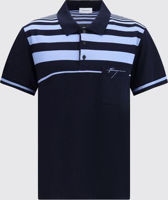 Ferragamo Polo FERRAGAMO Herren Farbe Blau