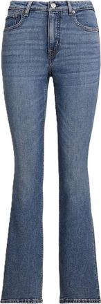 Ralph Lauren Femme, Jeans, Bleu, Taille: 32 FR Jean Bootcut Taille Haute
