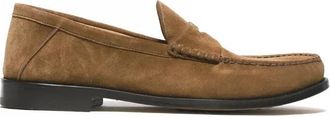Rossano Bisconti Loafer - Cigar Brown Soft Suede Moccasin - Gr. 42,5 (EU) - in Braun - für Damen