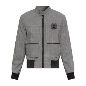 Dolce & Gabbana Homme, Vestes, Gris, Taille: M Veste &agrave; motif &agrave; carreaux