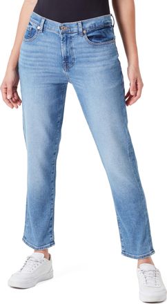 7 For All Mankind Womens Josefina LuxVinLovSou Jeans, Mid Blue, 36