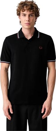 Fred Perry Herren, Oberteile, Schwarzk, MGr&ouml;&szlig;e