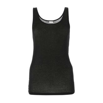 Saint Laurent Damen, Oberteile, Schwarzk, SGr&ouml;&szlig;e
