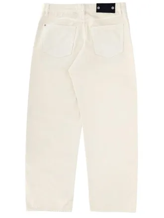Stone Island 100% Cotton Jeans - Ivory