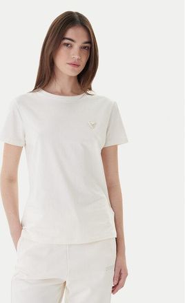 Guess T-Shirt V4YI09 J1314 Wei&szlig; Regular Fit