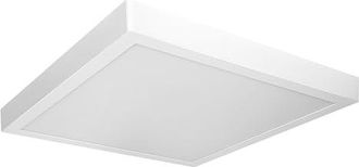 Osram SMART+ Matter Orbis LED-Downlight, eckig 400x400mm, 22W, 1800lm, 3000-6500K, Matter over WiFi, Aluminium wei&szlig;