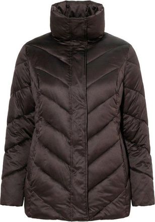 Ulla Popken Steppjacke HYPRAR Steppjacke wasserabweisend Kunstfellbesatz-Kragen
