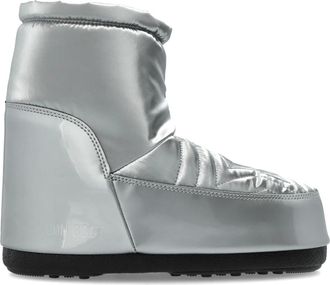 Moon Boot MB Icon Low Nolace Comet Chrome - Femme - Chaussures - Gris - Taille: 39 EU
