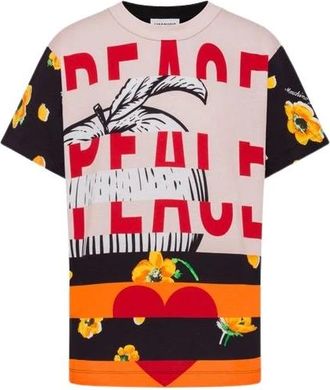 Moschino unisex, Tops, Multicolore, Taille: XS T-shirt imprim&eacute; en jersey de coton