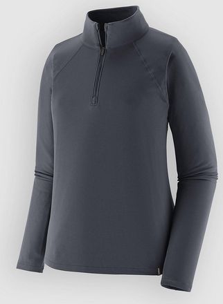 Patagonia Cap Mw Zip Neck Funktionsshirt smolder blue