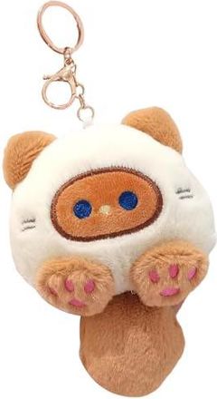 Generic Porte-cl&eacute;s pour amoureux des chats et des animaux, tr&egrave;s attrayants et multifonctionnels, sacs de porte-cl&eacute;s pour FEMM, Couleur caf&eacute;, Consulte la descr