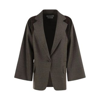 Max Mara Blazer Mxsfenice - Femme - Vestes - Brun - Taille: 38 FR